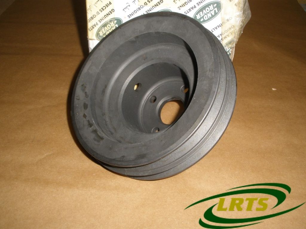 GENUINE LAND ROVER TWIN GROOVE WATER PUMP FAN PULLEY DEFENDER 90 110 V8 ...