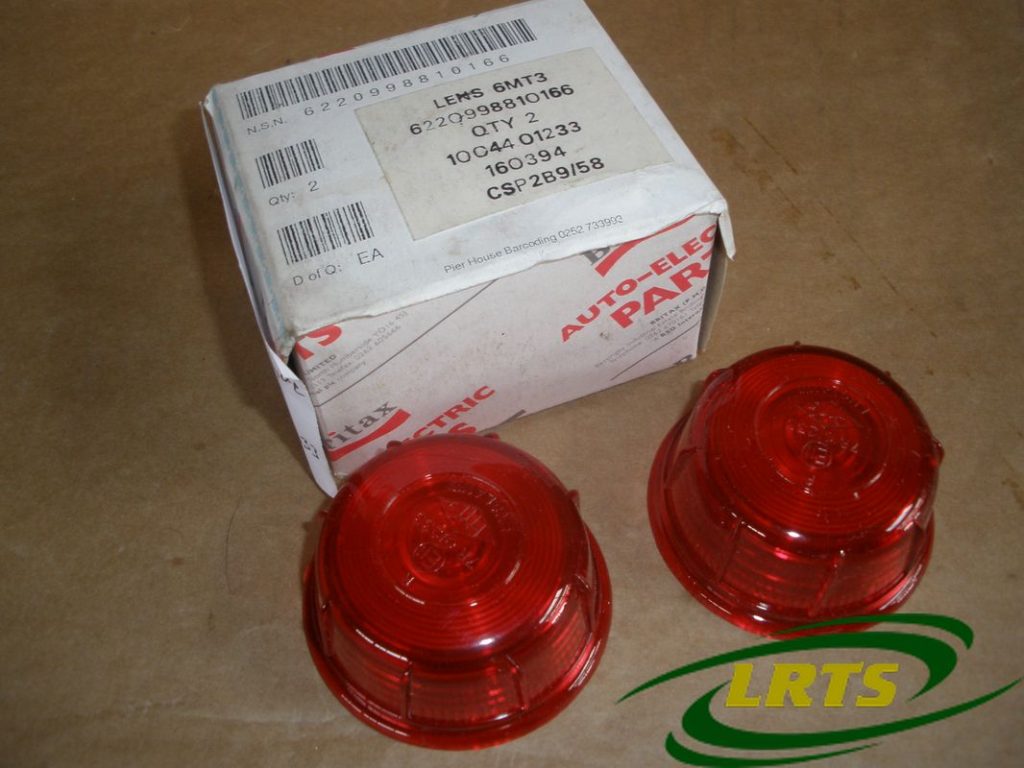 GENUINE BRITAX PAIR OF TRAILER SIDE LIGHT LENSES RED PART 1004401233 ...