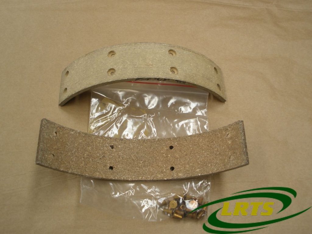 NOS EX MOD HAND BRAKE LINING WITH RIVETING LAND ROVER SERIES II IIA ...