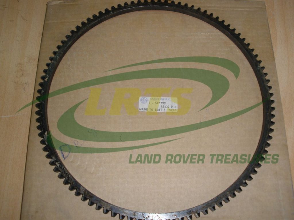 NOS LAND ROVER SERIES 2.25L PETROL MODELS FLYWHEEL RING GEAR PART ...