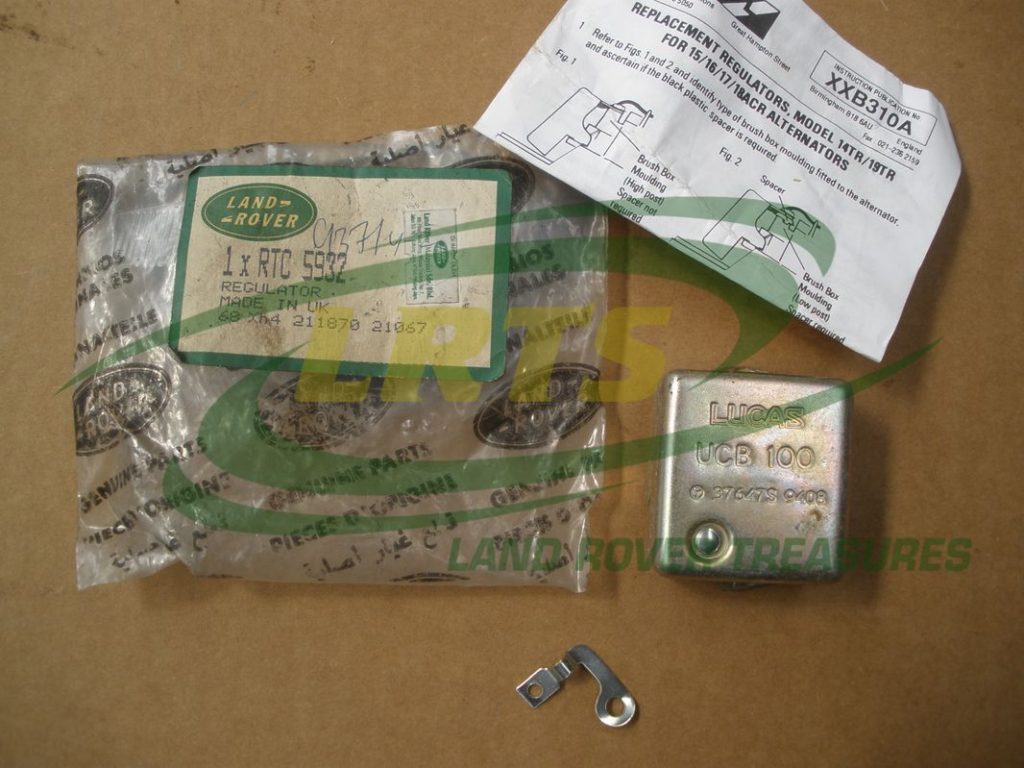NOS GENUINE LUCAS LAND ROVER ALTERNATOR 16ACR REGULATOR ASSY SERIES ...