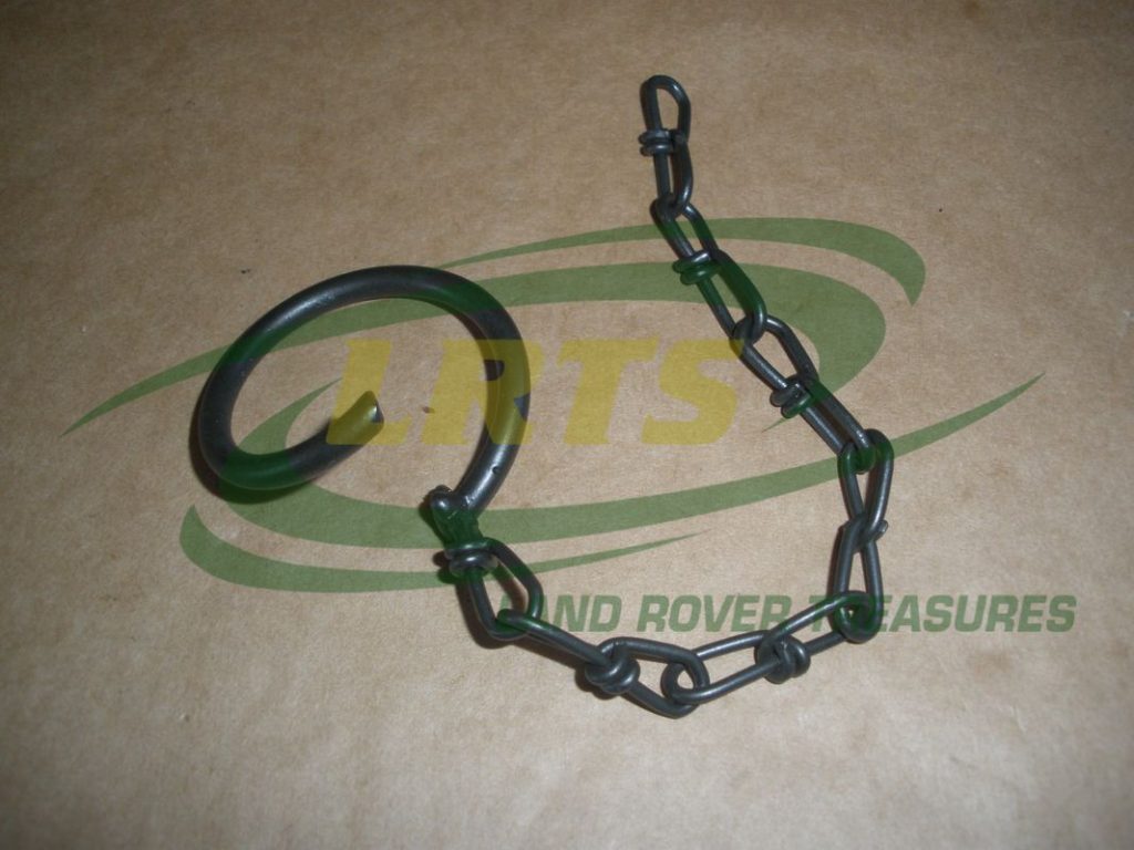 LAND ROVER FRONT BUMPER TOWING CLIP & CHAIN MILITARY DEFENDER PART ...