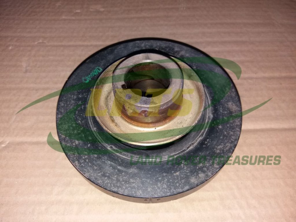 NOS LAND ROVER PULLEY & TENSIONER CRANKSHAFT VIBRATION 2.5 NA DEFENDER ...