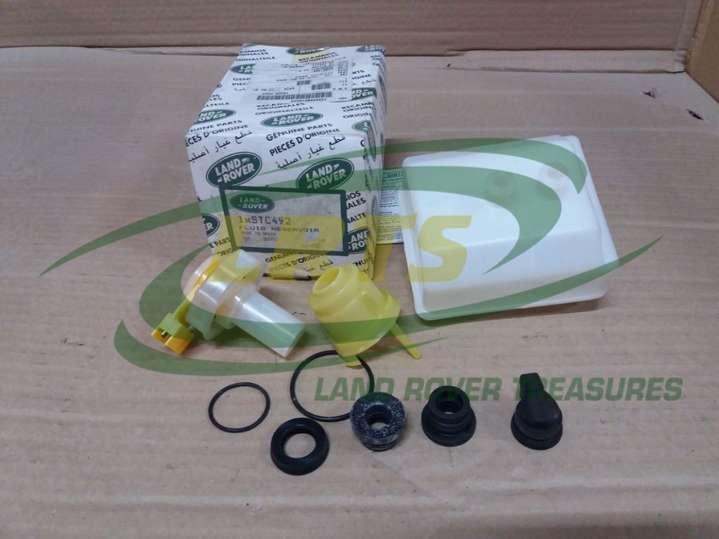 GENUINE LAND ROVER DEFENDER 90/110 BRAKE FLUID RESERVOIR KIT PART ...