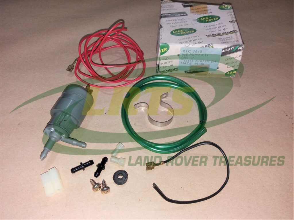 RTC3640 WIPER WASHER PUMP KIT LAND ROVER - Land Rover Treasure Shop