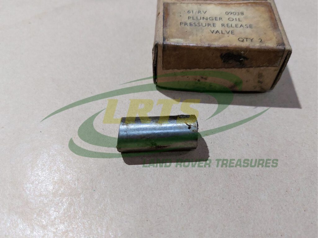 09038 GENUINE LAND ROVER PLUNGER OIL PRESSURE RELEASE VALVE SERIES ...