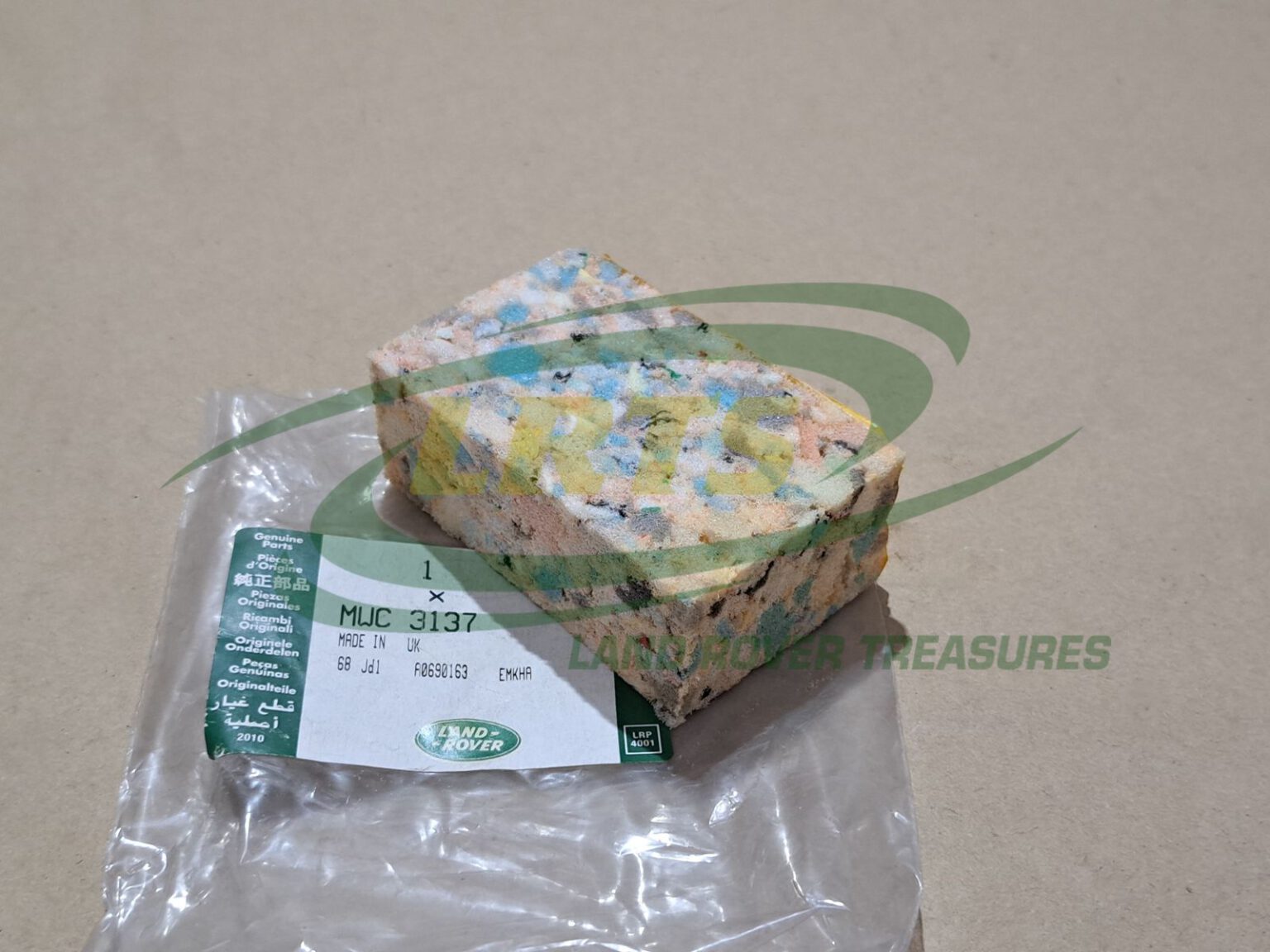 MWC3137 FOAM SPACER FRONT REAR DOOR ROOF LAND ROVER DEF - Land Rover ...