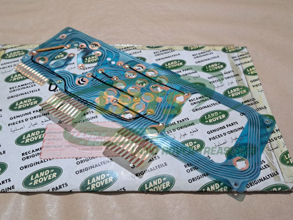 PRC4351 PRINTED BOARD INSTRUMENTS LAND ROVER RRC - Land Rover Treasure Shop