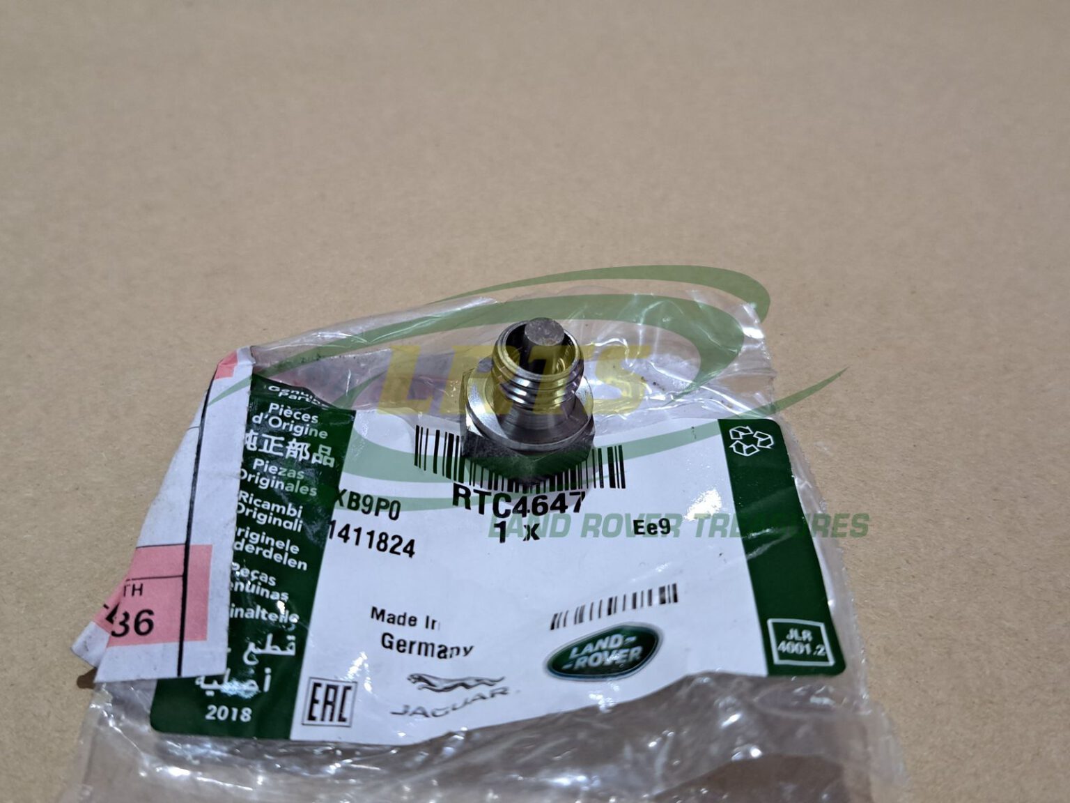 RTC4647 MAGNETIC PLUG ZF AUTO GEARBOX SUMP LAND ROVER DEF RRC & P38 ...