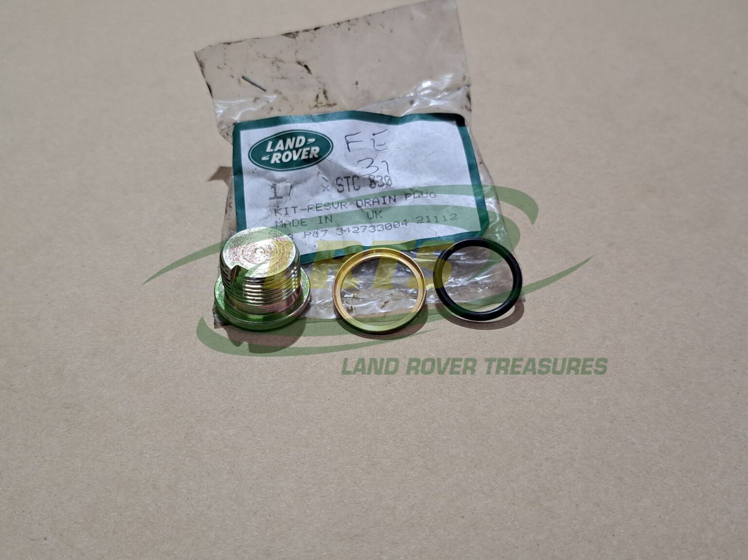 STC830 DRAIN PLUG KIT AIR SUSPENSION RESERVOIR LAND ROVER RRC & P38 ...