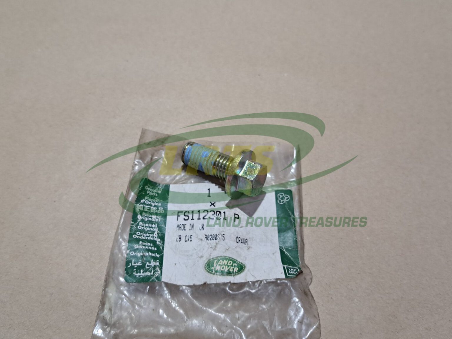 FS112301P M12 X 30 BOLT FRONT DIFF PINION LAND ROVER DEF RRC DISCO 1 ...
