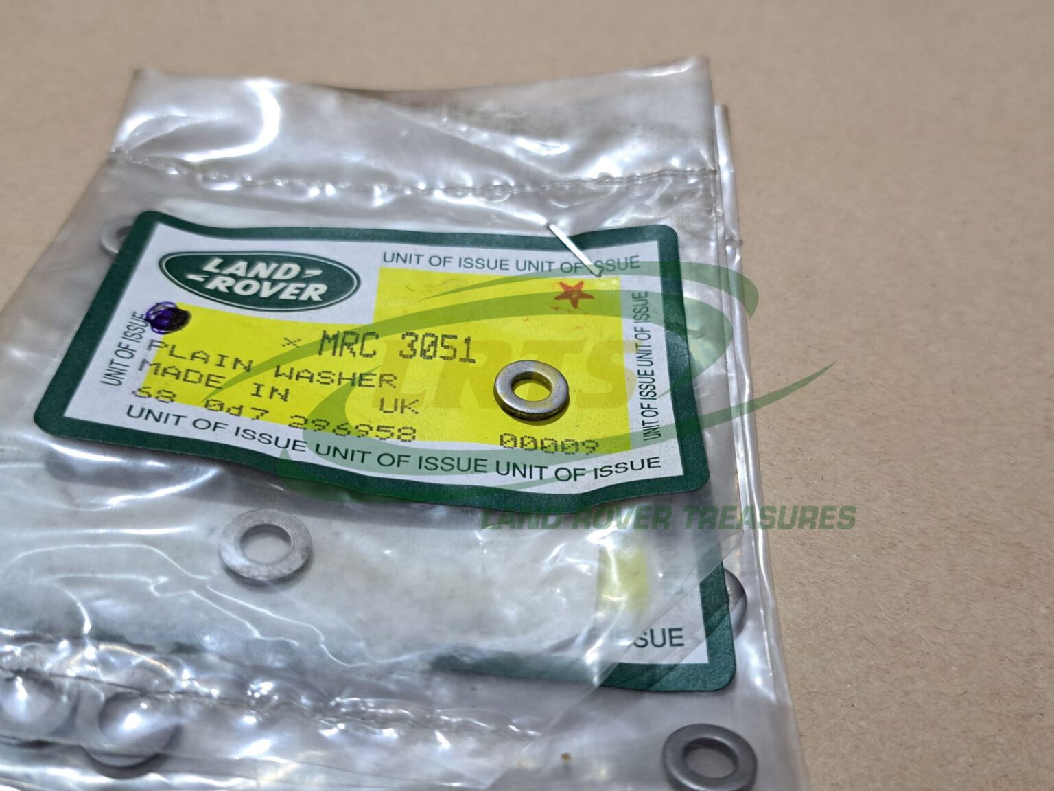 MRC3051 WASHER VENT DASH LAND ROVER SERIES 3 - Land Rover Treasure Shop