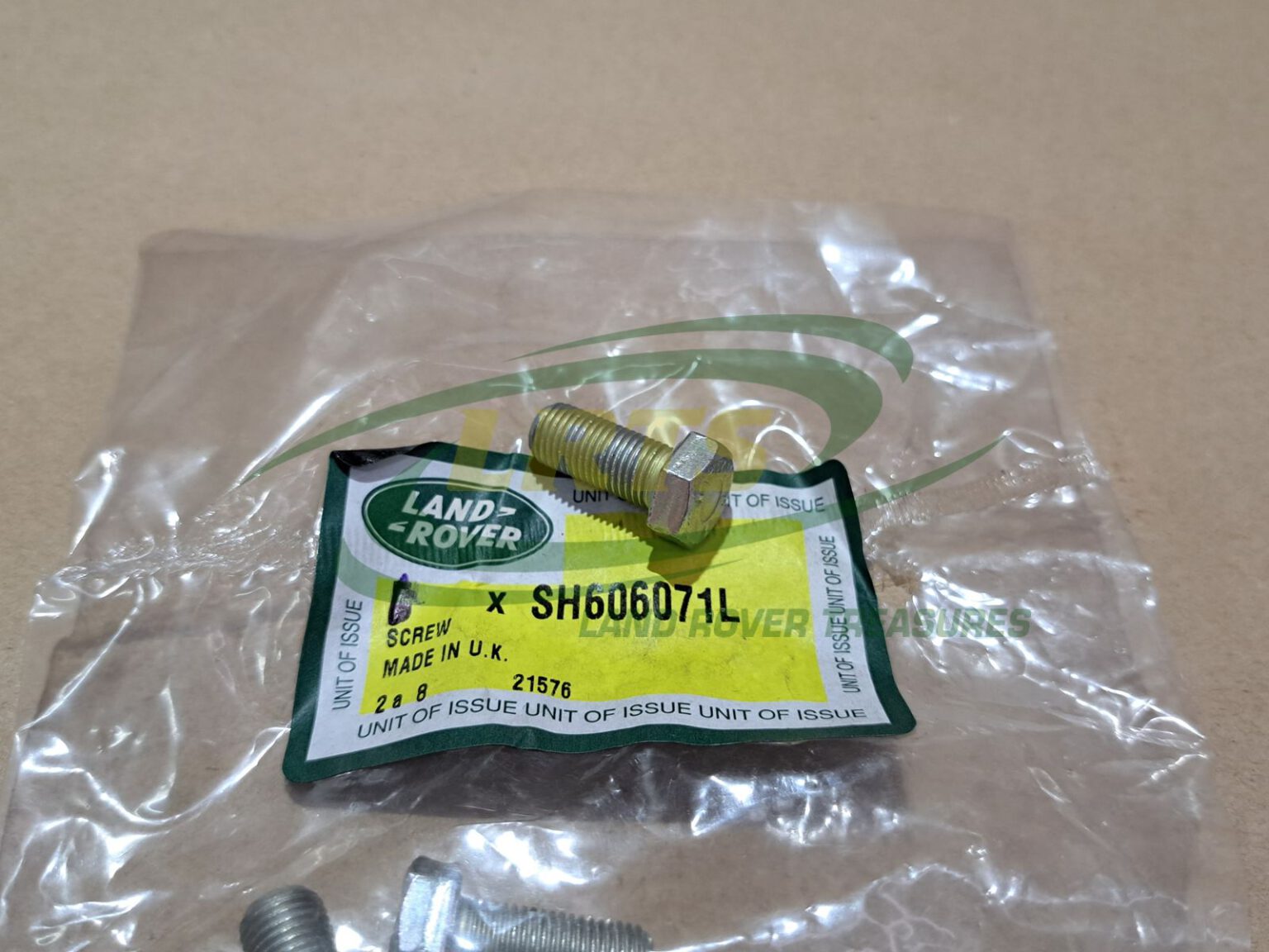 SH606071L 3/8 X 7/8 INCH BOLT CHAIN WHEEL & CAMSHAFT LAND ROVER SERIES ...