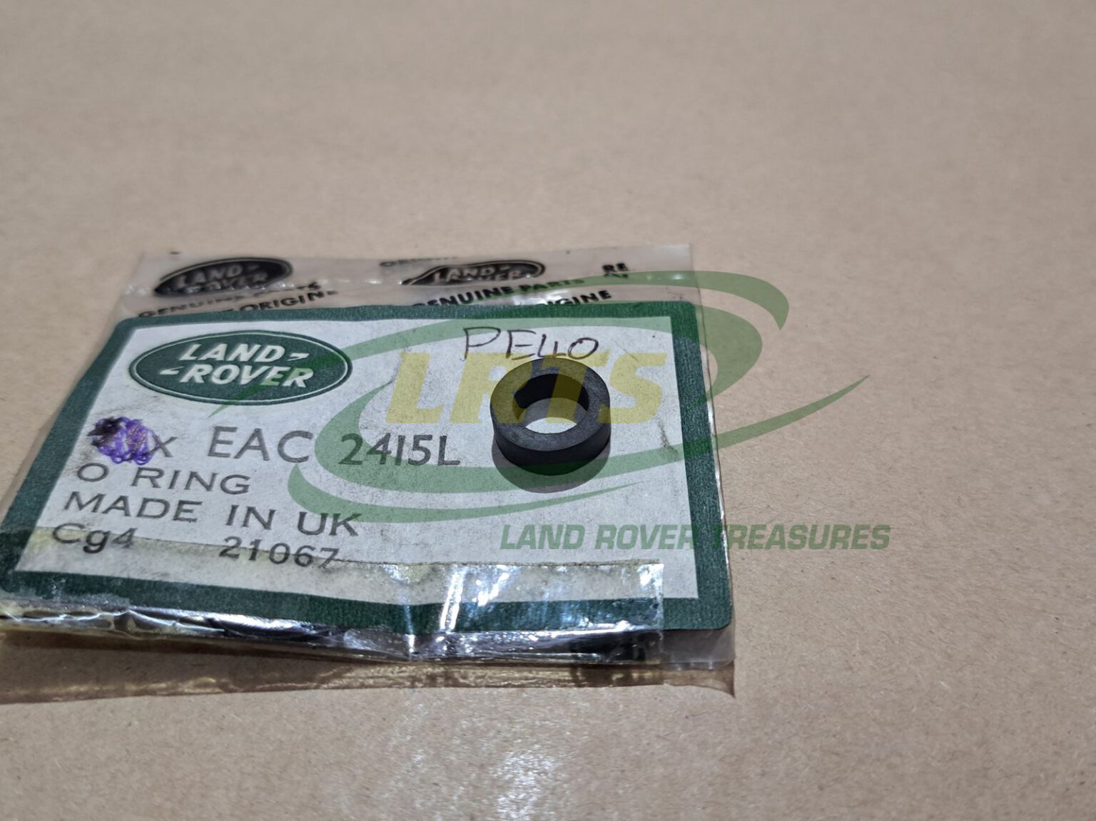 EAC2415L O RING V8 EFI INJECTOR TO INLET MANIFOLD LAND ROVER RRC - Land ...