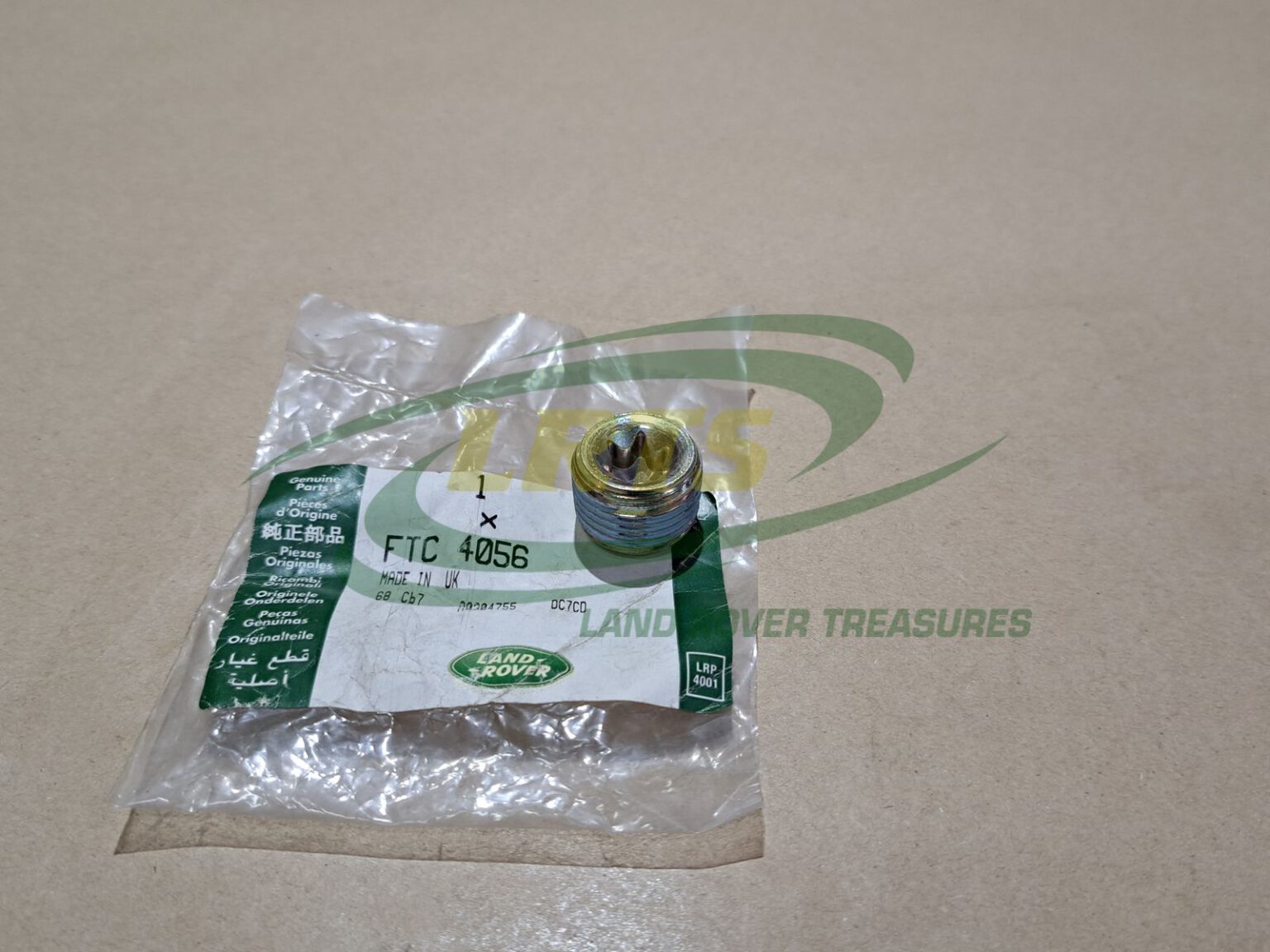 FTC4056 OIL FILLER PLUG R380 GEARBOX LAND ROVER DEF RRC & P38 DISCO 1 ...