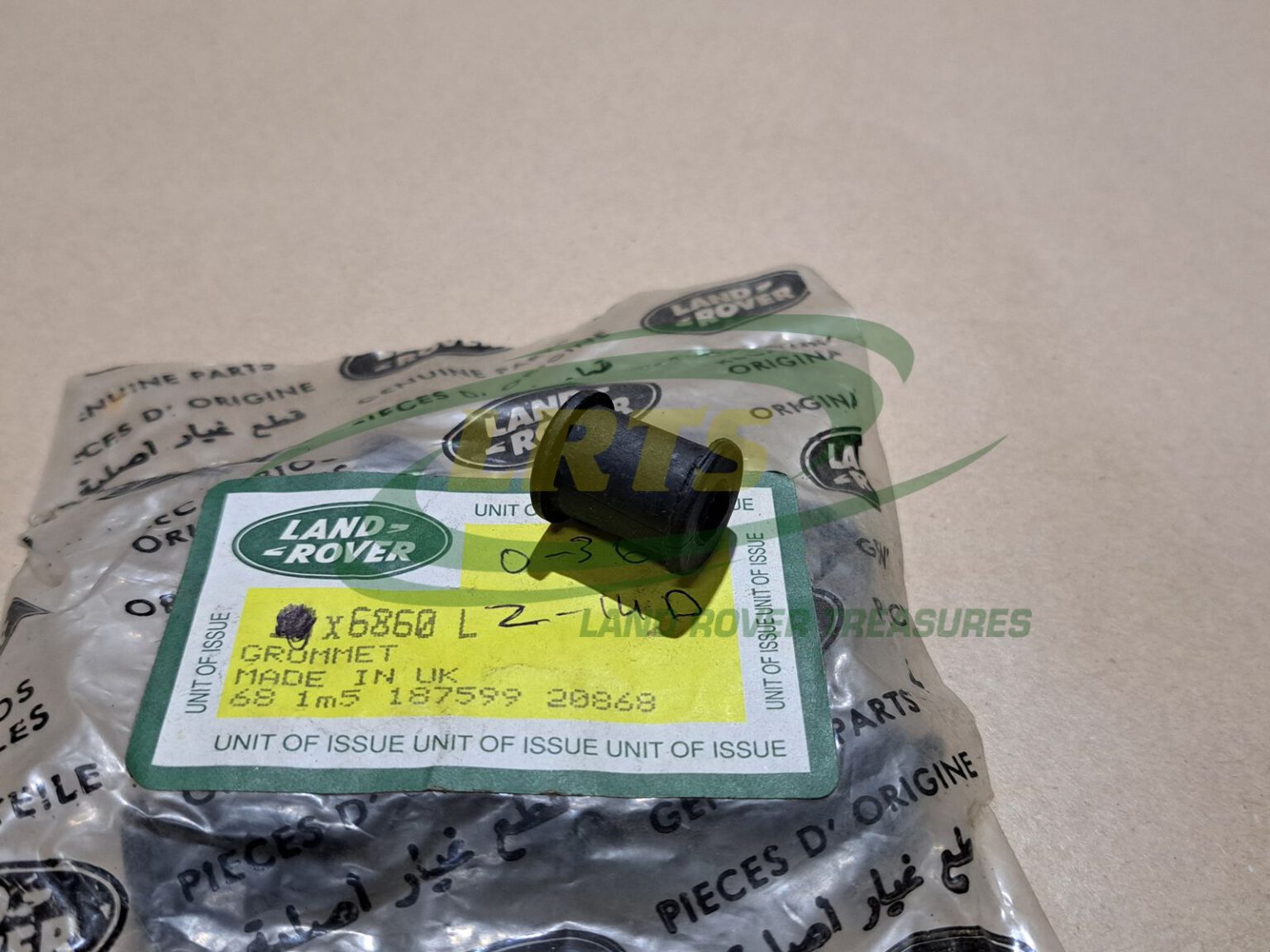 6860L GROMMET VARIOUS APPLICATION LAND ROVER SERIES 1 2/A 3 DEF ...