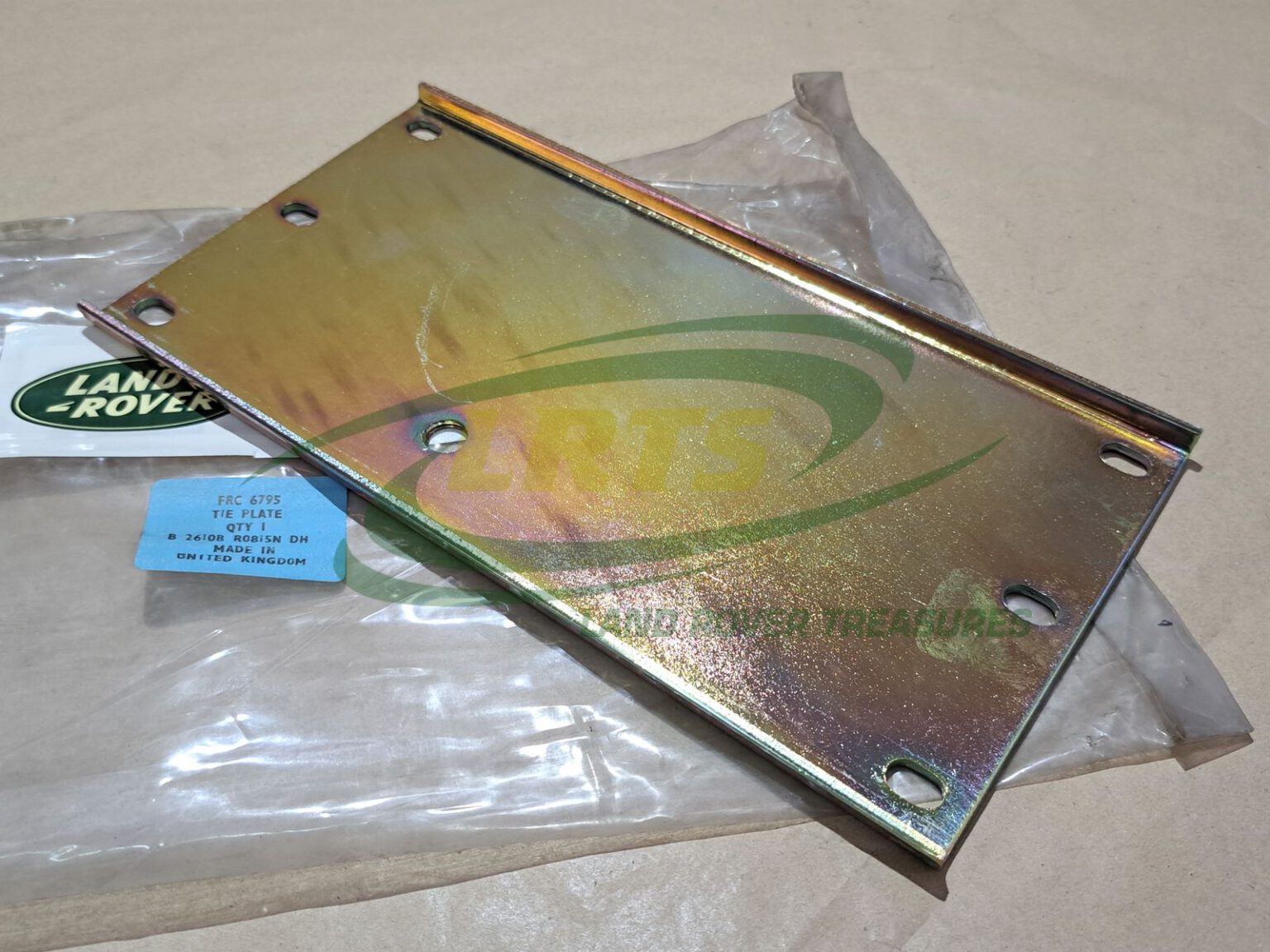 FRC6795 TIE PLATE AUTO GEARBOX LAND ROVER RRC - Land Rover Treasure Shop